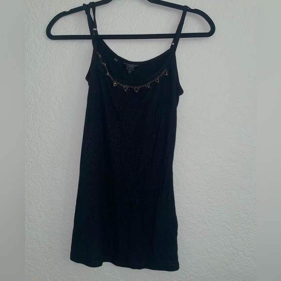 Guess | Tops | Guess Womens Black Sparkling Camisole Top | Poshmark